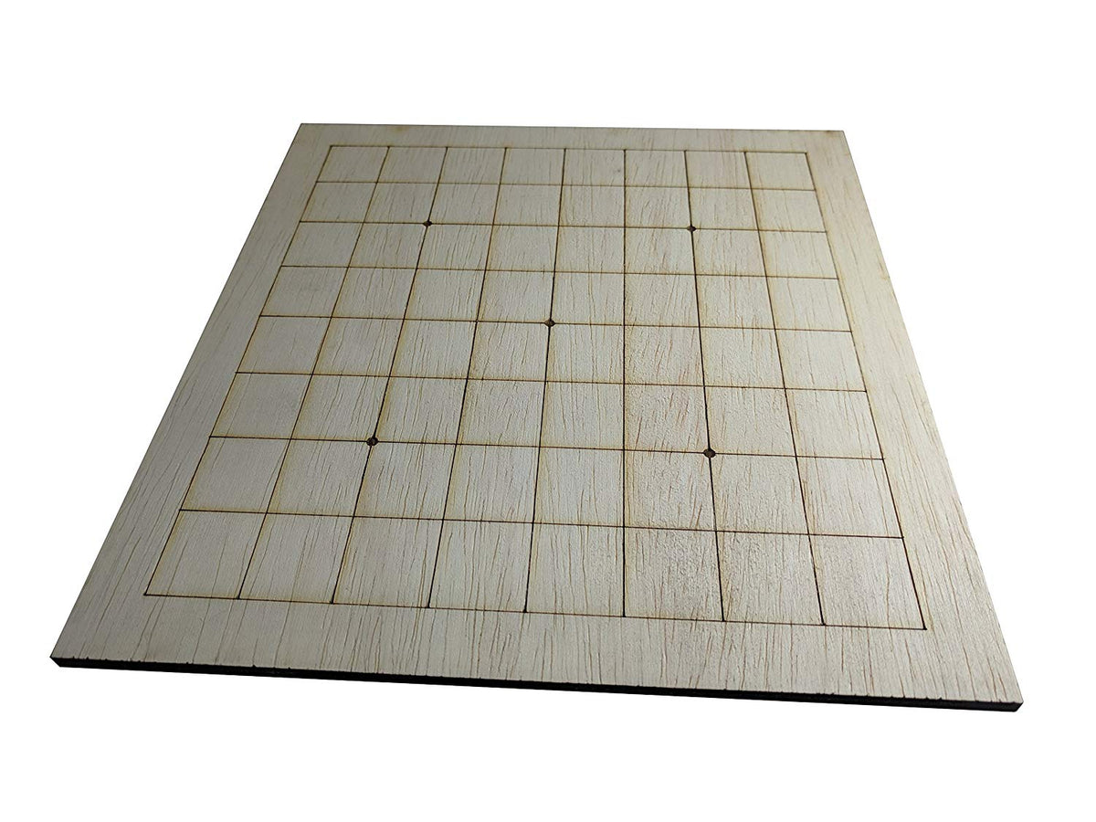 9x9 Go Board Small Wooden Board 0.25 Inch Thick Light-weight Portable ...